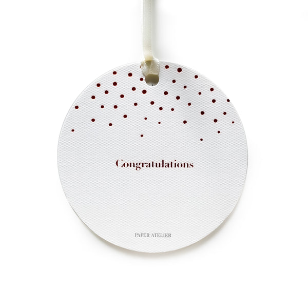 Congratulations Gift Tag – Paper Atelier