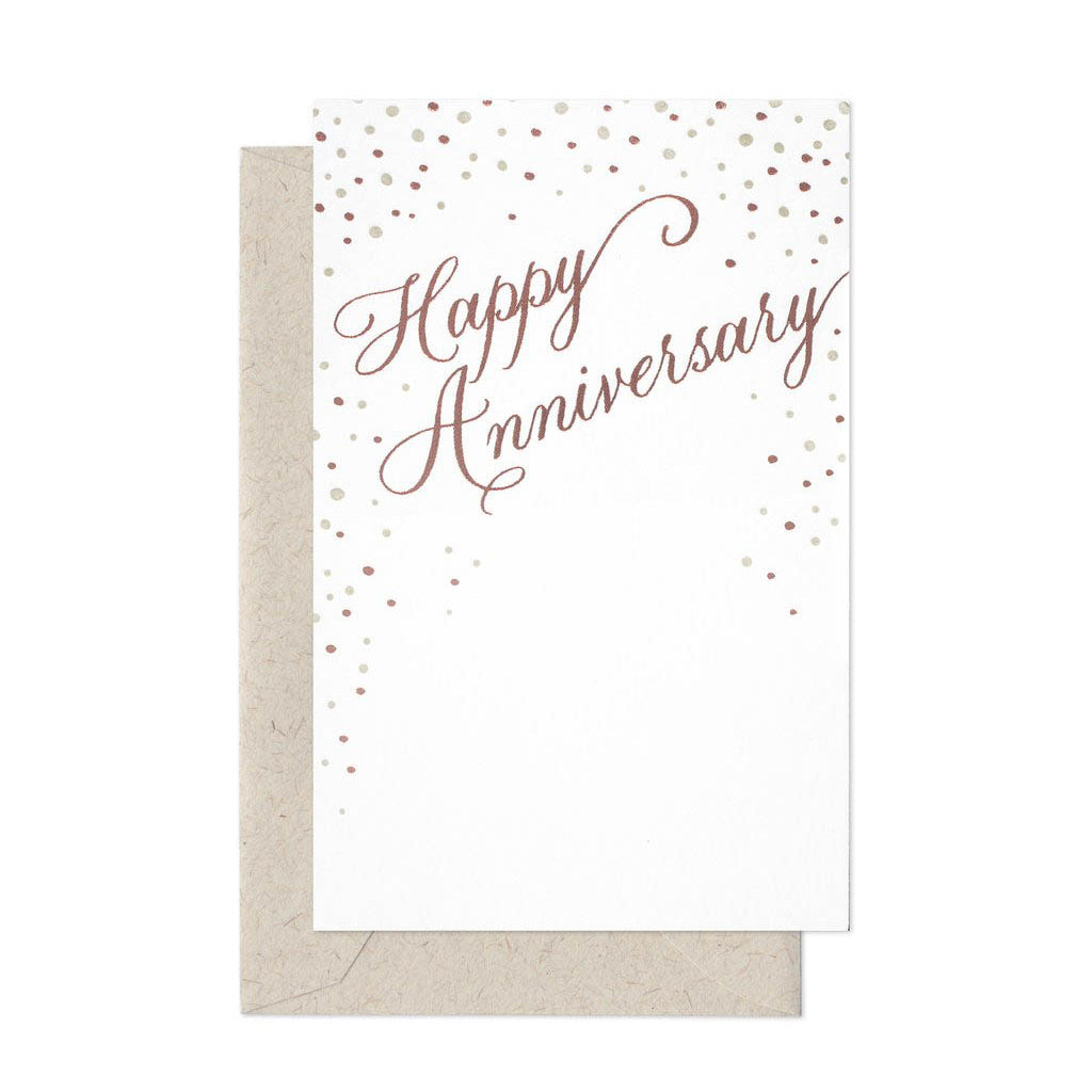 Sparkling Anniversary Note Card – Paper Atelier